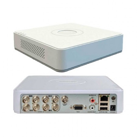 HIKVISION iDS-7108HQHI-M1/S Turbo ACUSENSE DVR, Mini Size, 8-ch analog ...