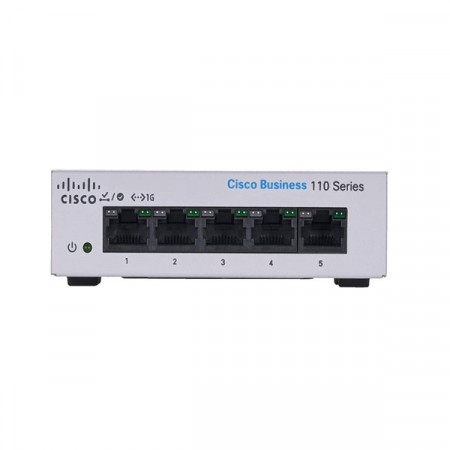Cisco CBS110-5T-D-EU 10/100/1000 Mbps Unmanaged Desktop Gigabit Switch ...