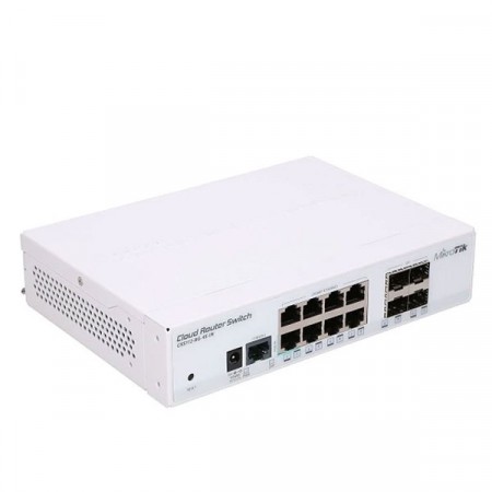MikroTik CRS112-8G-4S-IN Cloud Router Switch 8-Port Gigabit Ethernet ...