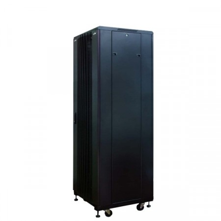Link CH-81242CW 19” Curve-Wave Server Rack 42U (80x80x207cm.) Black for ...
