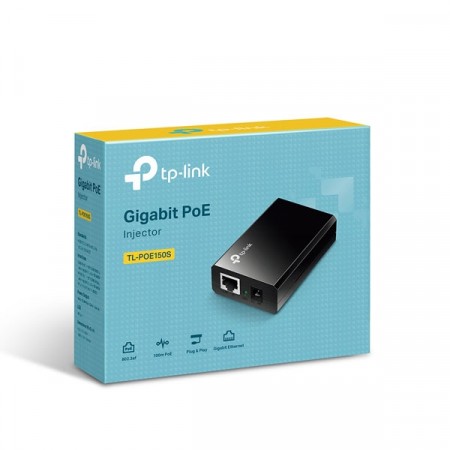 tp-link TL-POE150S PoE Injector Gigabit Port, Output 15.4W, IEEE 802 ...