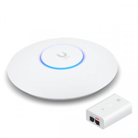 Ubiquiti UniFi U6+ (U6-Plus) + U-POE-af Wi-Fi 6 (802.11ax) Access Point ...