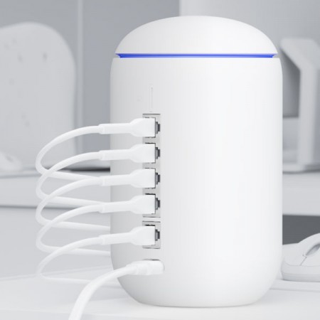 UBiQUiTi UDR (UniFi Dream Router) All-in-One 5-Port Gigabit (1 WAN + 4 ...