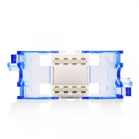 Link US-1006STF CAT 6 RJ45 Modular Jack Unshield, Slim Tool Free, White ...
