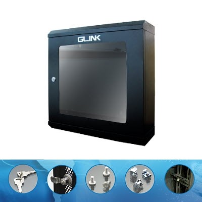 GLINK GWC-03 BL Wall Rack (50x15x50cm) Black