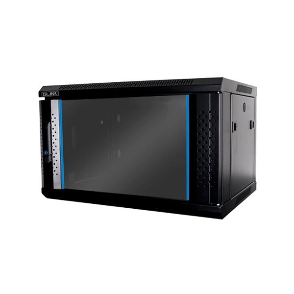 GLINK GC6U(60CM) BL Wall Rack 6U (60x60x37cm) Black Removable side ...