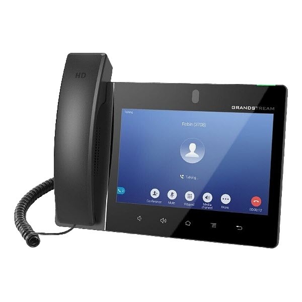Grandstream GXV3480 8" LCD Touchscreen Deskphone w/ 2MP Camera Android ...