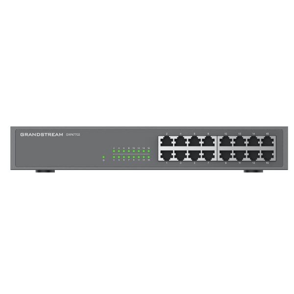 Grandstream GWN7702 16-Port Gigabit high-speed Unmanaged Network Switch ...