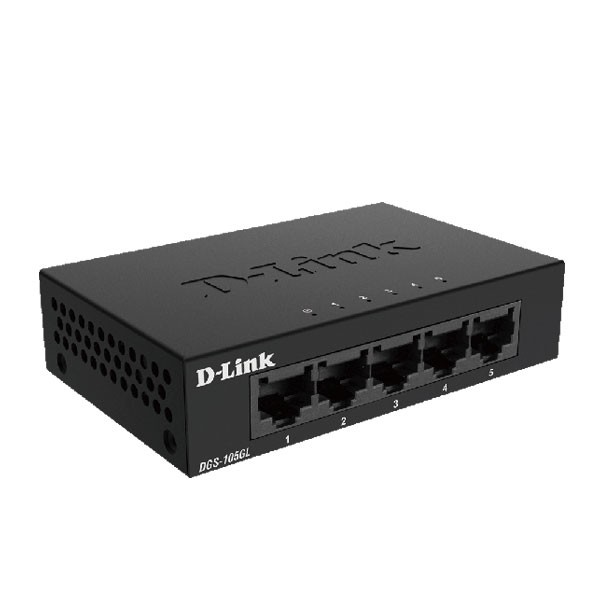 D-Link DGS-105GL 5-Port Gigabit 10/100/1000 Mbps RJ45 Unmanaged Desktop ...