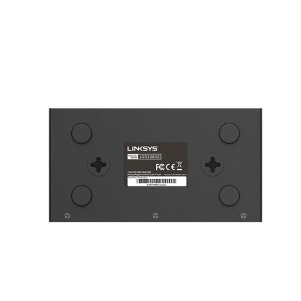 Linksys LGS108 Switch 8-Port Gigabit Ethernet Unmanaged, 16 Gbps ...