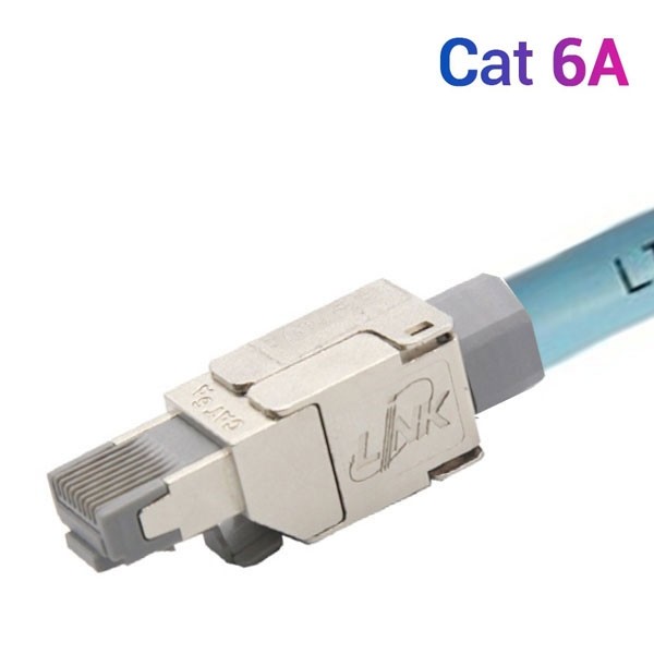 Link US-1071S Shield Cat 6A RJ45 Modular Plug ตัวผู้ Field Terminated