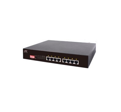 Link PSG-3108A Switch PoE 8-Port GIGABIT Ethernet PoE Switch (AC 140W ...
